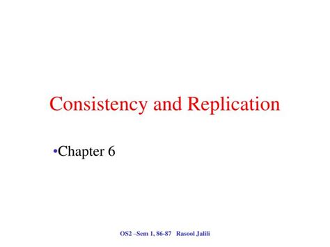 Ppt Consistency And Replication Powerpoint Presentation Free