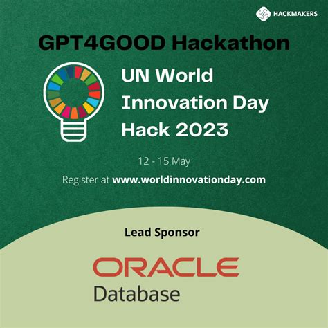 Gpt4good Unworldinnovationhack2023 Oracledatabase