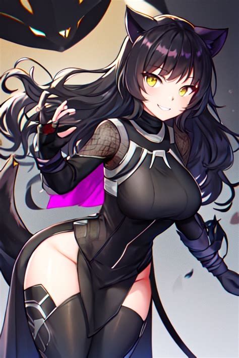 Rwby Aus 3 Blake Belladonna The Panther Faunus By Transformationwitch