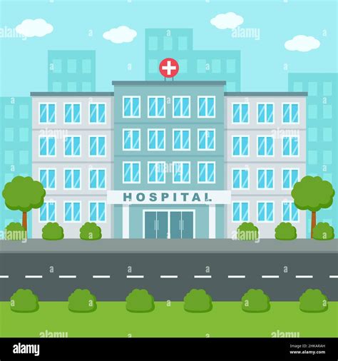 Clip Art Hospital Building