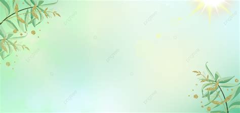 봄 녹색 잎 테두리 녹색 수채화 그라데이션 포스터 배경 녹색 초록색 그린 배경 일러스트 및 사진 무료 다운로드 Pngtree