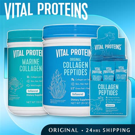 Vital Proteins Original Collagen Peptides 567g 265g 140g Marine