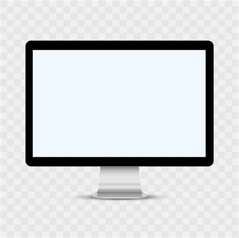 Crt Computer Monitor Vector Image Free Svg