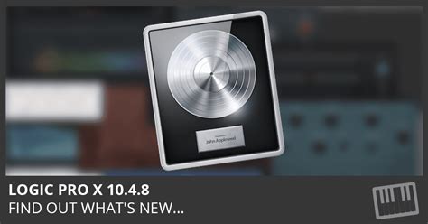 Logic Pro X 10 4 8 Update Logic Studio Training