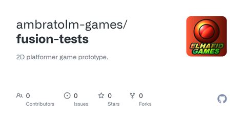Github Ambratolm Games Fusion Tests D Platformer Game Prototype
