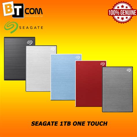 Seagate 1tb One Touch With Password Portable External Hard Drive