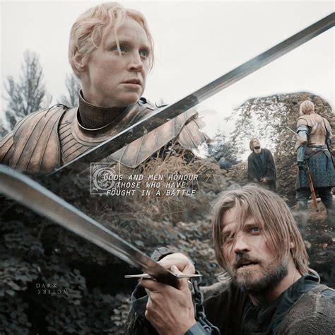 Jaime And Brienne Game Of Thrones 3 02 Jamie Lannister And Brienne