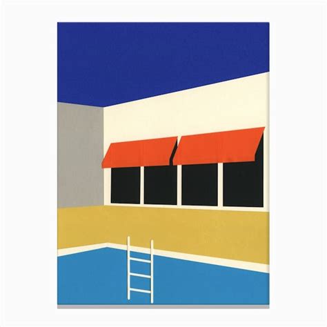 Palm Springs Pool House Art Print By Rosi Feist Fy
