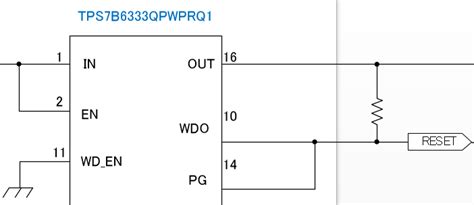 TPS7B63 Q1 WD And PG Pin Configuration Power Management Forum Power Management TI E2E