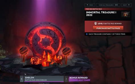 All Immortal Treasure Items In The 2022 Dota 2 Battle Pass Dot Esports