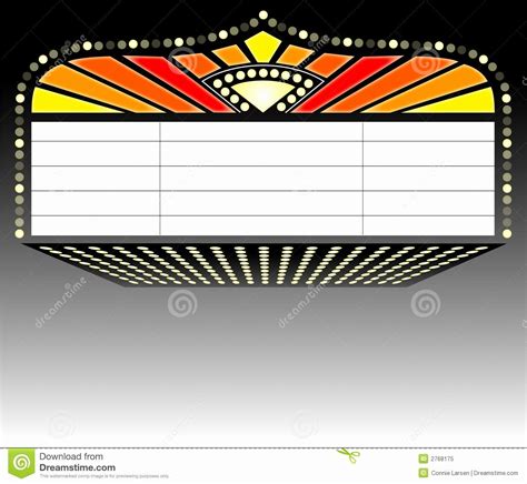 Blank Playbill Template