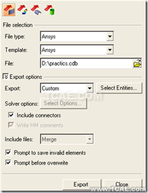 Hypermesh模型如何导入Ansys Workbench Hypermesh与ansys接口联合教程 Ansys培训Ansys有限元培训