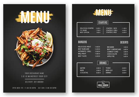 Create An Appealing Sample Menu Card For Your Restaurant