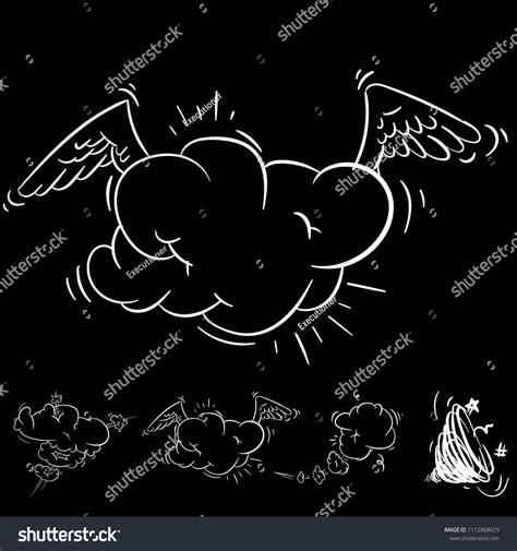 Big Set Cartooncomic Speech Bubbles Empty Stock Vector Royalty Free Shutterstock