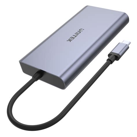 Unitek HUB USB TYP C X USB HDMI DP RJ CzytnikSD ProLine
