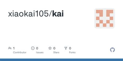 Github Xiaokai105kai