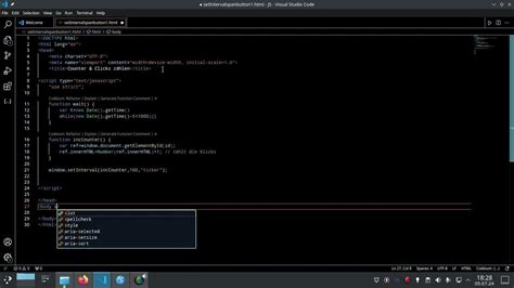 Setinterval Span Button Mit Javascript Programmieren Für Anfänger