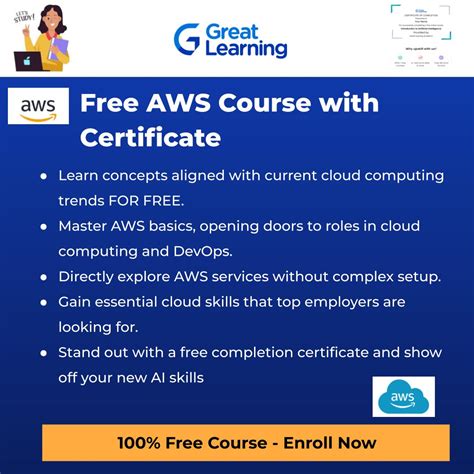 Great Learning Academy On Linkedin 🚀 Free Aws Course With Certificate