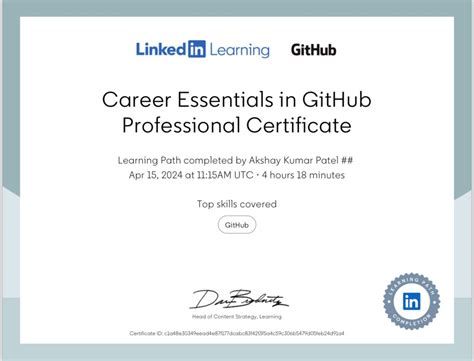 Akshay Kumar P On Linkedin Certification Professionaldevelopment