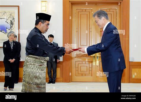 08th Mar 2019 Malaysias New Envoy To Seoul President Moon Jae In R
