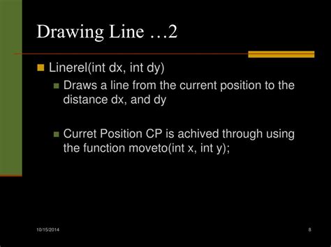 PPT Computer Graphics Line Drawing Functions Point Structure PowerPoint Presentation ID