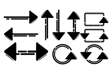 Set Of Pointing Arrow Vector For Element Design 42660794 Vector Art At