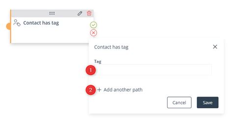 Workflow Condition Contact Has Tag Support Salesmanago Customer