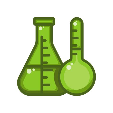 Laboratory Flasks Generative Ai 28720631 Png