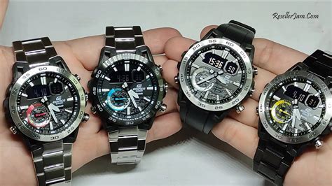Casio Edifice ECB 40D 1A Vs Edifice ECB 40DB 1ADF Vs Edifice ECB 40P 1A
