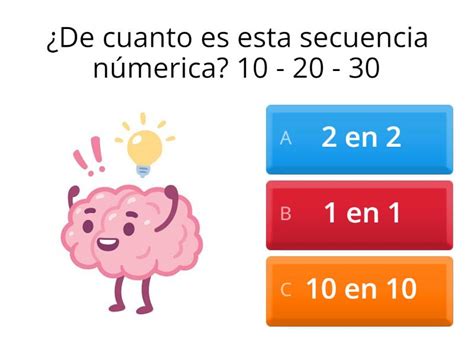 Secuencia Numerica To Quiz
