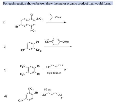 Answered: For each reaction shown below, draw the… | bartleby