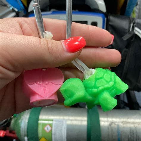 Glow In The Dark Med Clip Syringe Holder Nurse Paramedic Emt