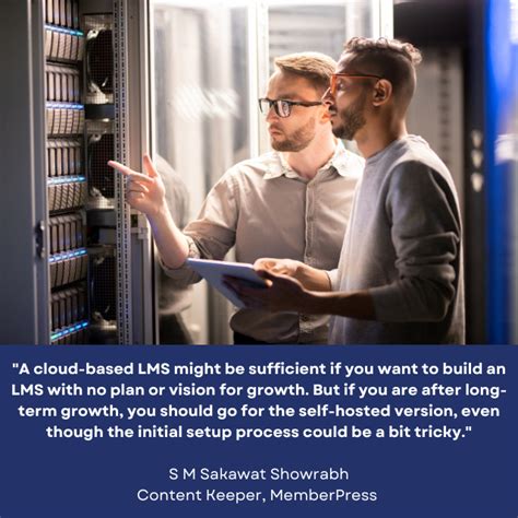 who will host your lms cloud convenience v self hosted control matc group inc