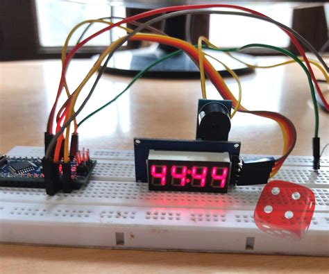 Electronic Dice With Arduino Nano 6 Steps With Pictures Instructables