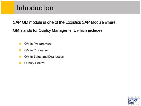 Sap Qm Overview Pptx