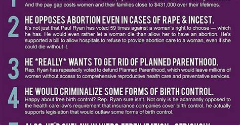 Paul Ryan And Women The Top Five Facts You Need To Know Imgur