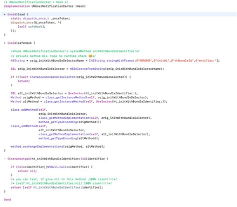 Objective C Ios 11 Crashing With Bundleproxy Nil Error On Using
