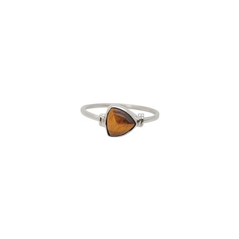 Tiger Eye Sterling Silver Ring Amberman