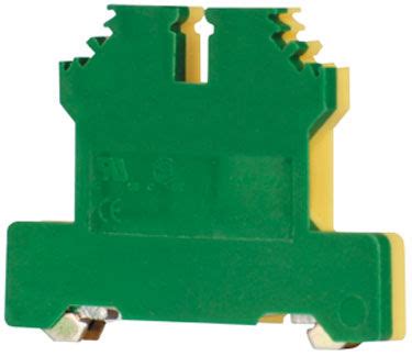 Screw Connection Terminal Block DIN Rail Mounted Grounding RITM Industry