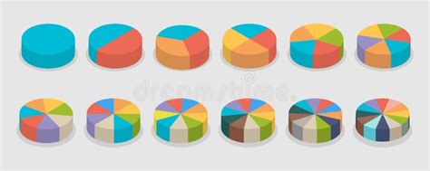 Three Segment Pie Chart Stock Illustrations 277 Three Segment Pie