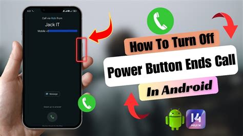 How To Turn Off Power Button Ends Call In Android Disable Power Button End Calls Youtube