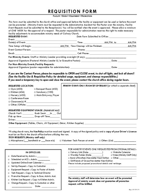 Fillable Online Facility Request And Scheduling Form Fax Email Print Pdffiller