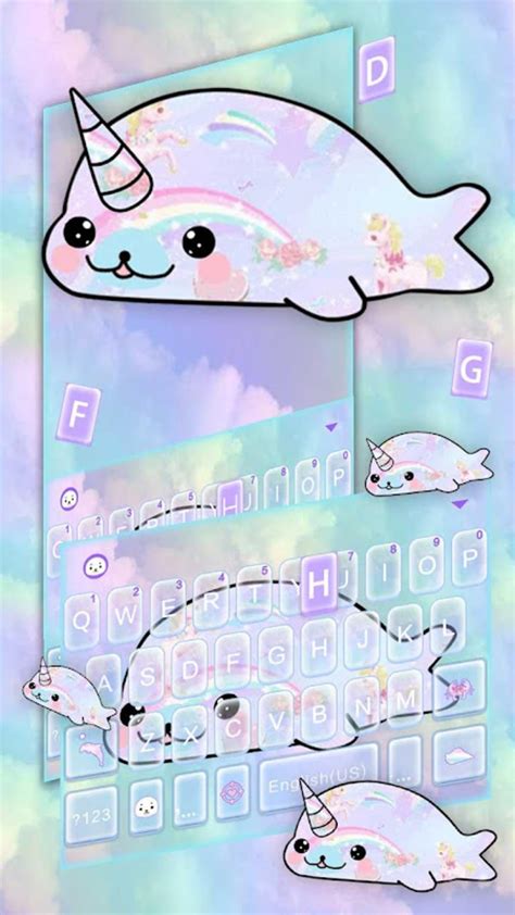 Rainbow Seal Unicorn Keyboard Theme Apk For Android Download