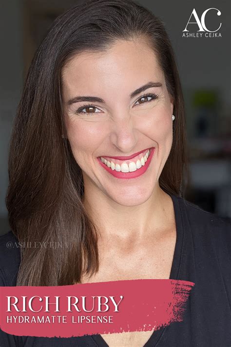 Rich Ruby Lipsense Cream Ashley Cejka
