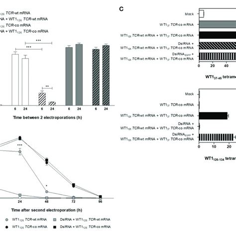 Optimization Of Double Sequential Electroporation With Dsirna And Tcr