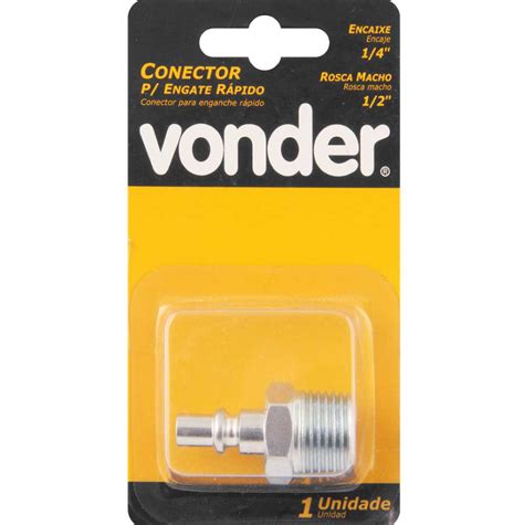 Conector Macho Rosca X Pe A Vonder Madeiramadeira