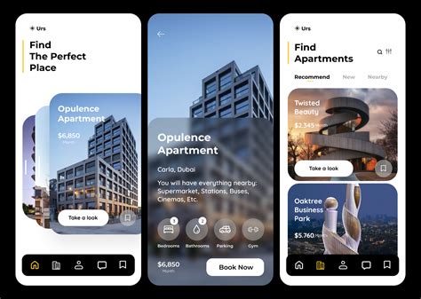Real Estate App Design Ui Ux Urs By Sara Habib On Dribbble