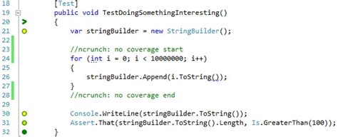 Code Coverage Suppression Ncrunch Documentation