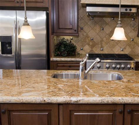 Giallo Ornamental Granite Countertops For Kitchen Remodel