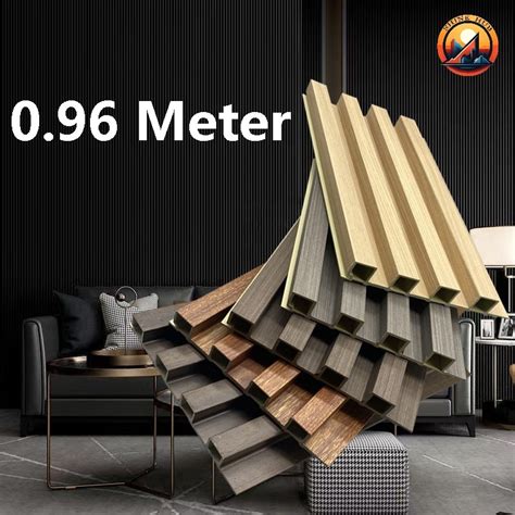 Jual Wood Wall Panel Pvc Dekorasi Dinding 160x22mm 096meter Anti Rayap